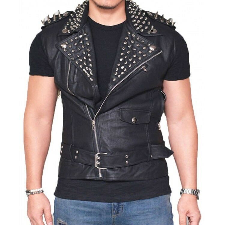 punk jacket spikes